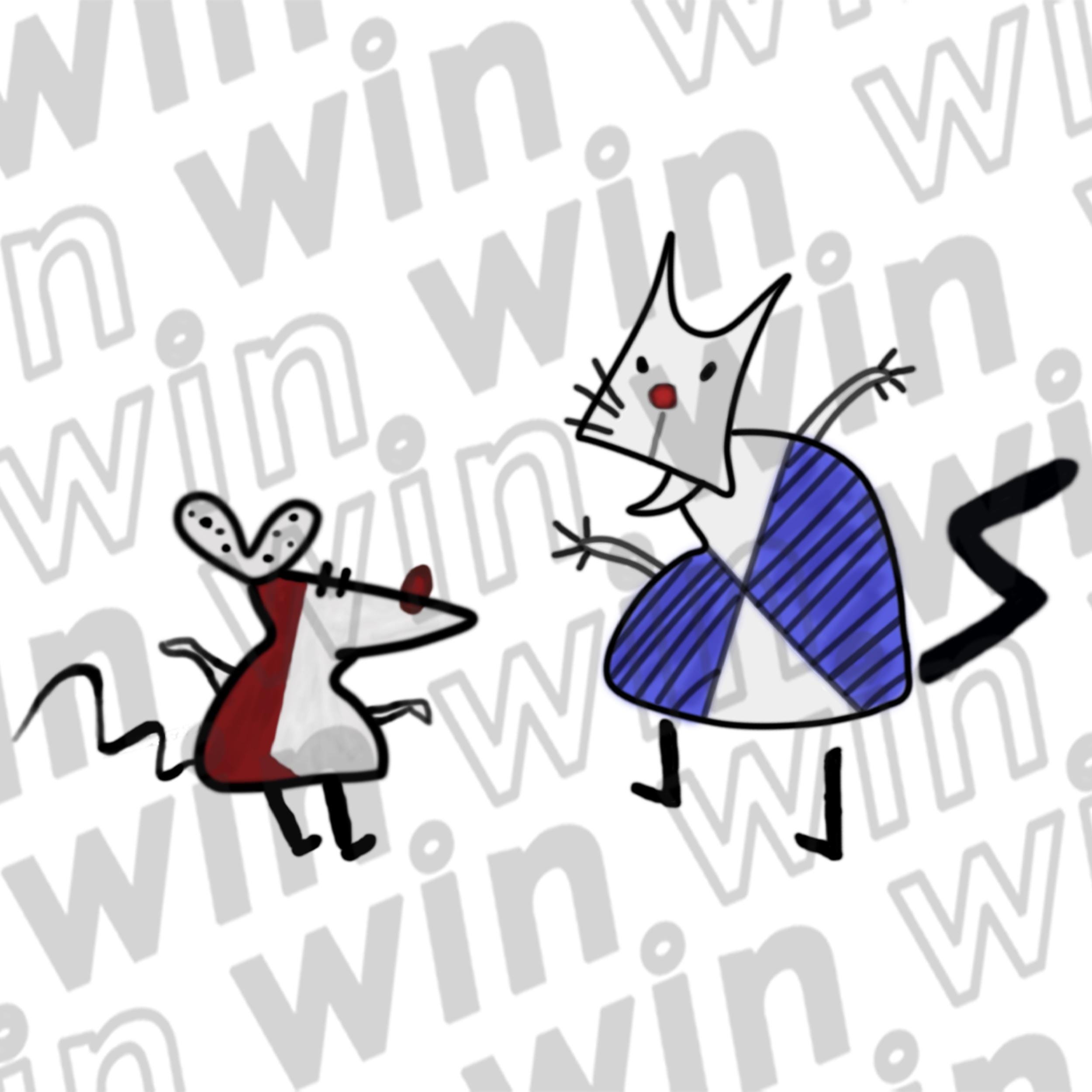 Worker and Parasite PNG, Retro Cartoon Digital Download, Funny Obscure ...