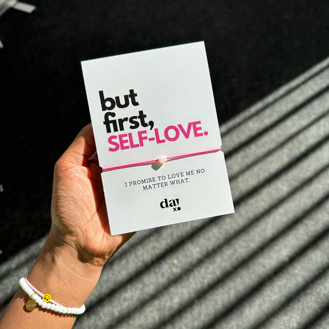 Self Love Bracelet in Various Colours, Small Gift, Love Bracelet ...