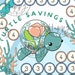 Turtle Savings Challenge With Cash Envelope - Etsy