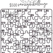 Alphabet Savings Challenge Printable PDF 26 Weeks Savings - Etsy Canada