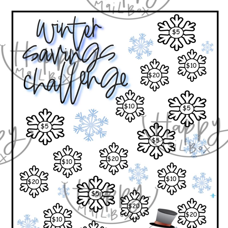 Winter Savings Challenge - Etsy
