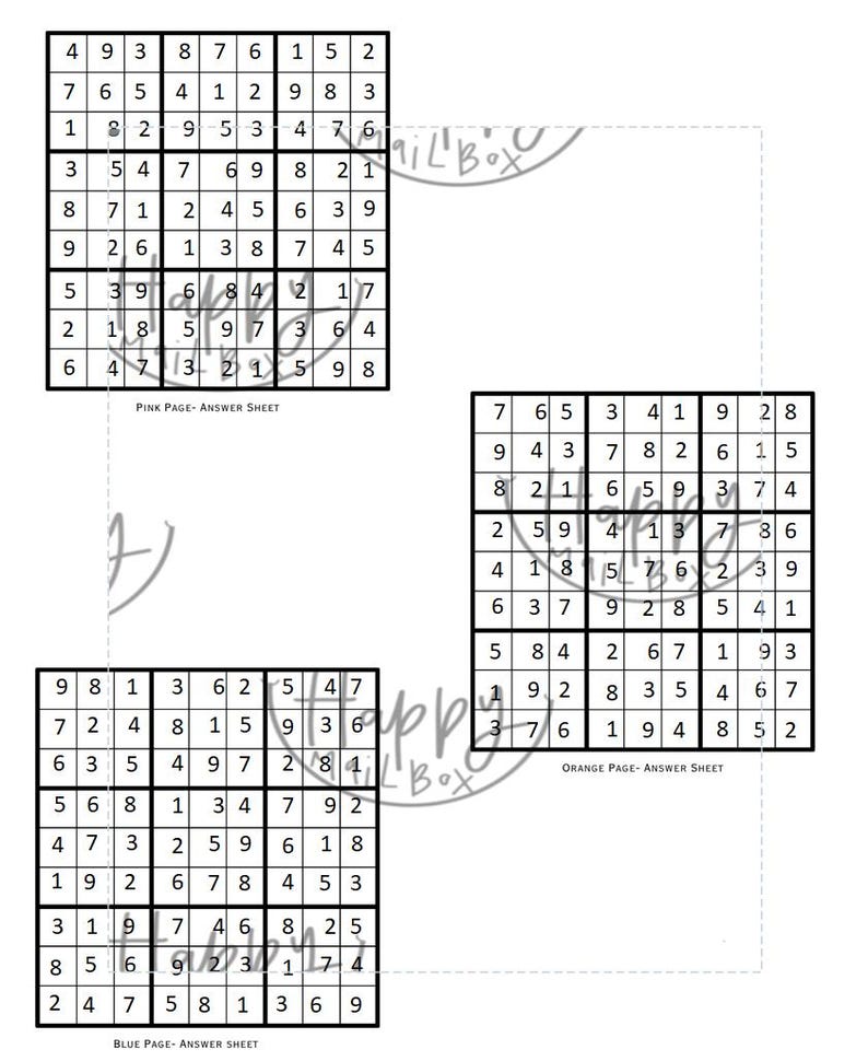Sudoku Savings Challenges and Cash Envelope - Etsy