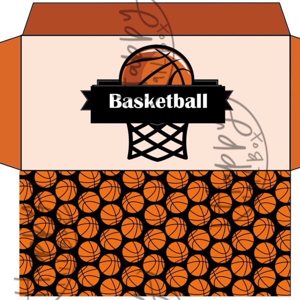 Basketball Envelope - Etsy