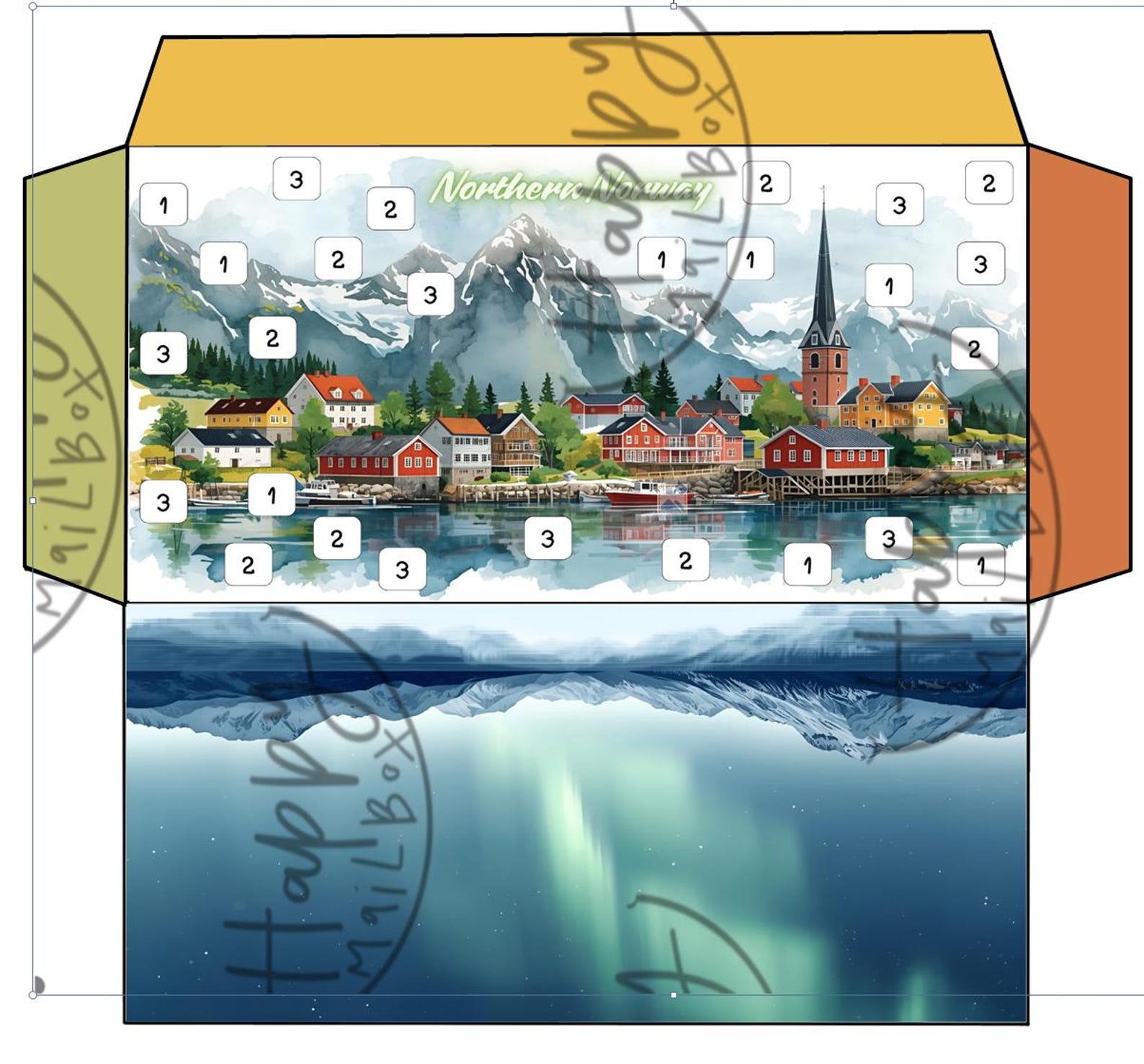 Norway's 5 Regions Envelope Savings Set - Etsy