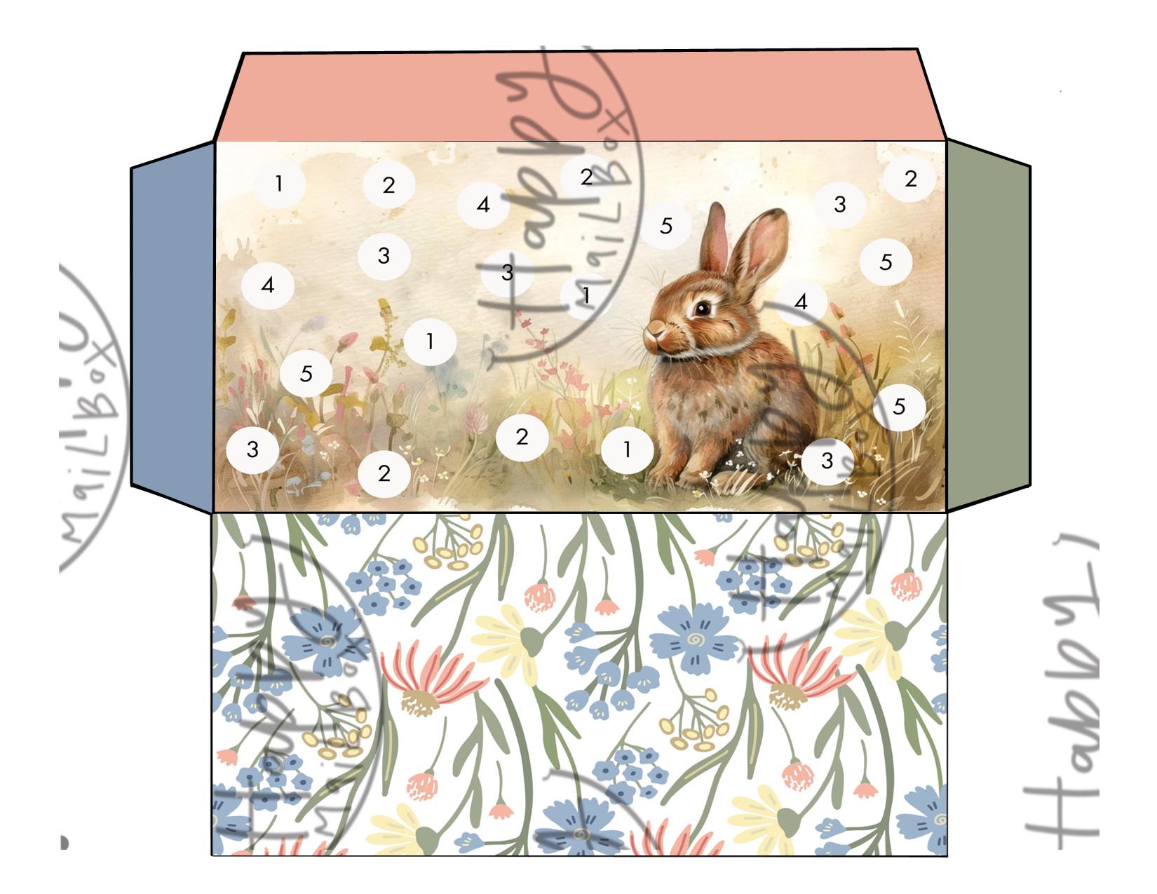 Bunny Envelope Savings Set - Etsy