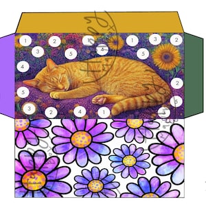 Cat Envelope Savings Set - Etsy