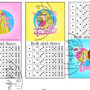 Roll and Save Barbie & Cash Envelope - Etsy