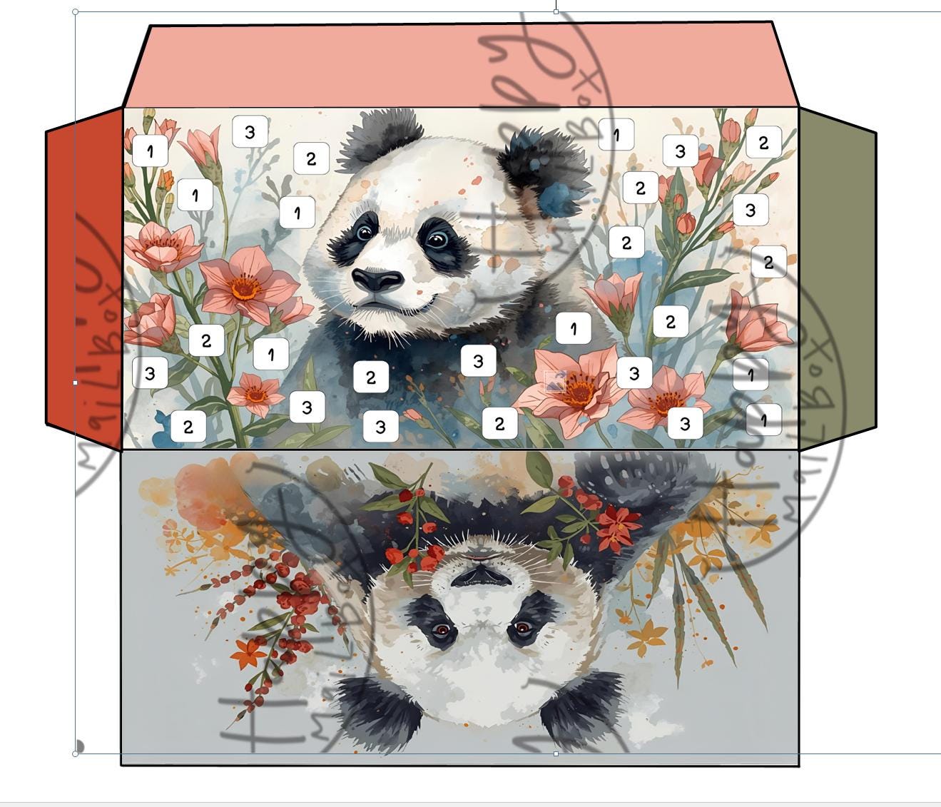 Panda Envelope Savings Challenge Set of 3 – Nature Lover Printable Cash ...