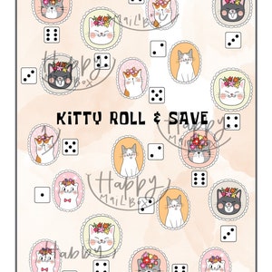 Kitty Roll and Save Bundle With Cash Envelope - Etsy