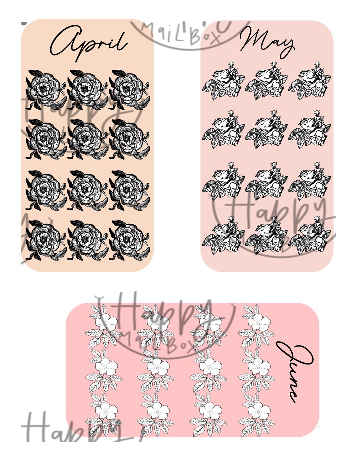 Mini Flower Saving Challenges April May June With Cash Envelope - Etsy