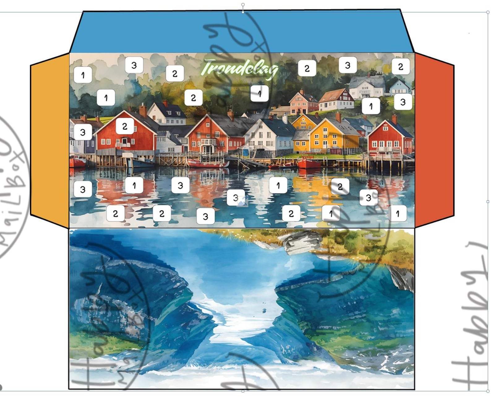 Norway's 5 Regions Envelope Savings Set - Etsy