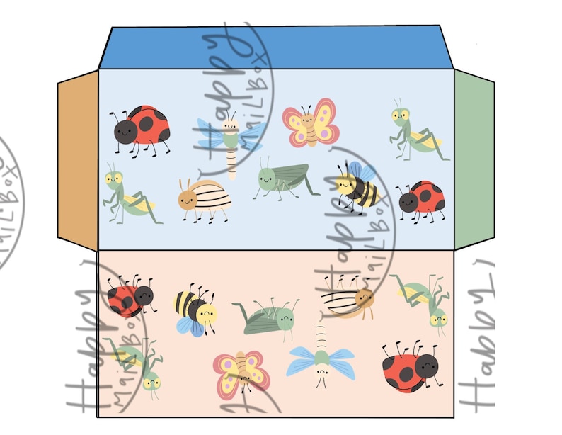 Kids Bug Savings Challenge and Cash Envelope - Etsy