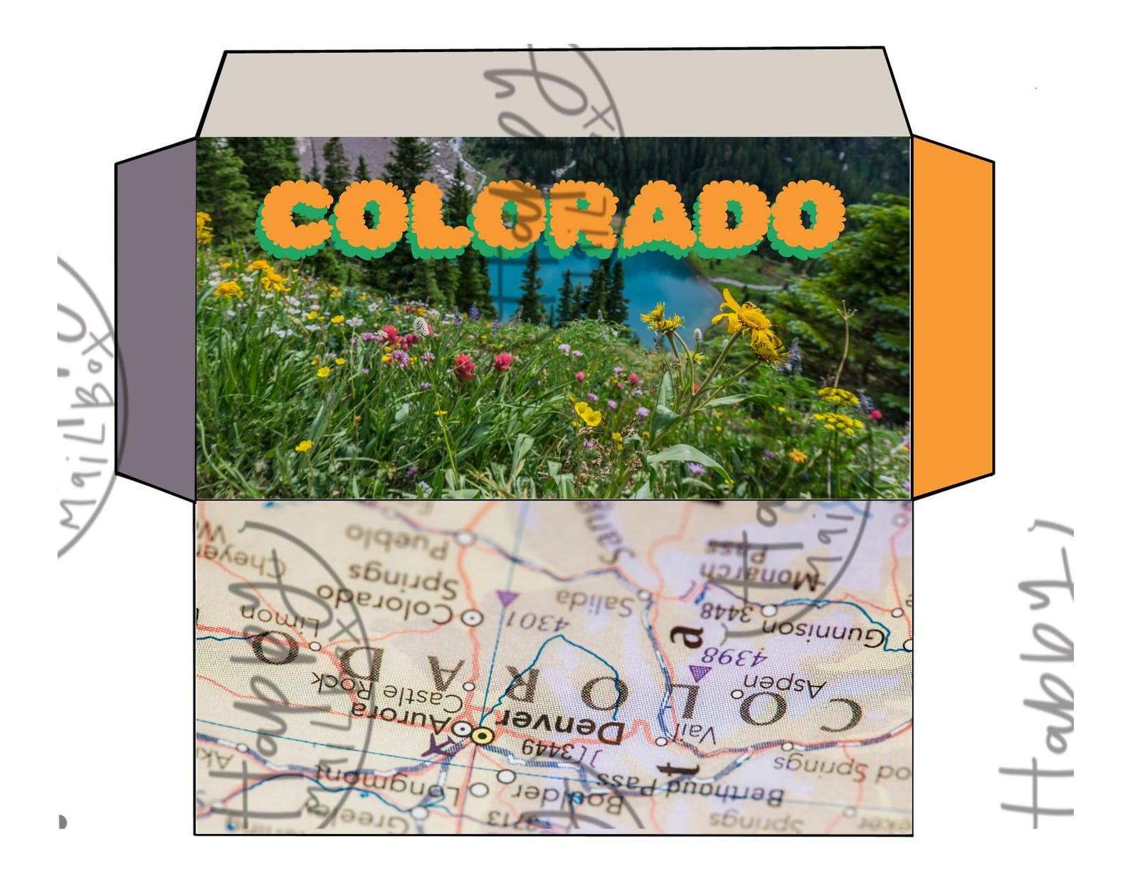 Colorado the 38th State Savings Challenge and Cash Envelope - Etsy