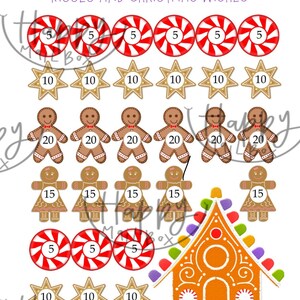 Gingerbread Kisses and Christmas Wishes Savings Challenge - Etsy