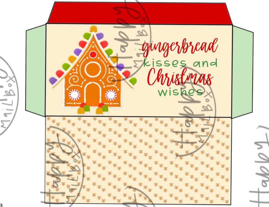 Gingerbread Kisses and Christmas Wishes Savings Challenge - Etsy