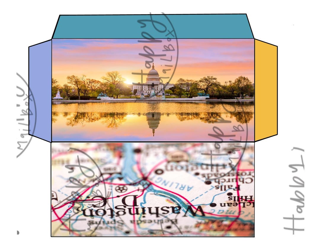 Washington DC- District of Columbia Savings Challenge and Cash Envelope ...