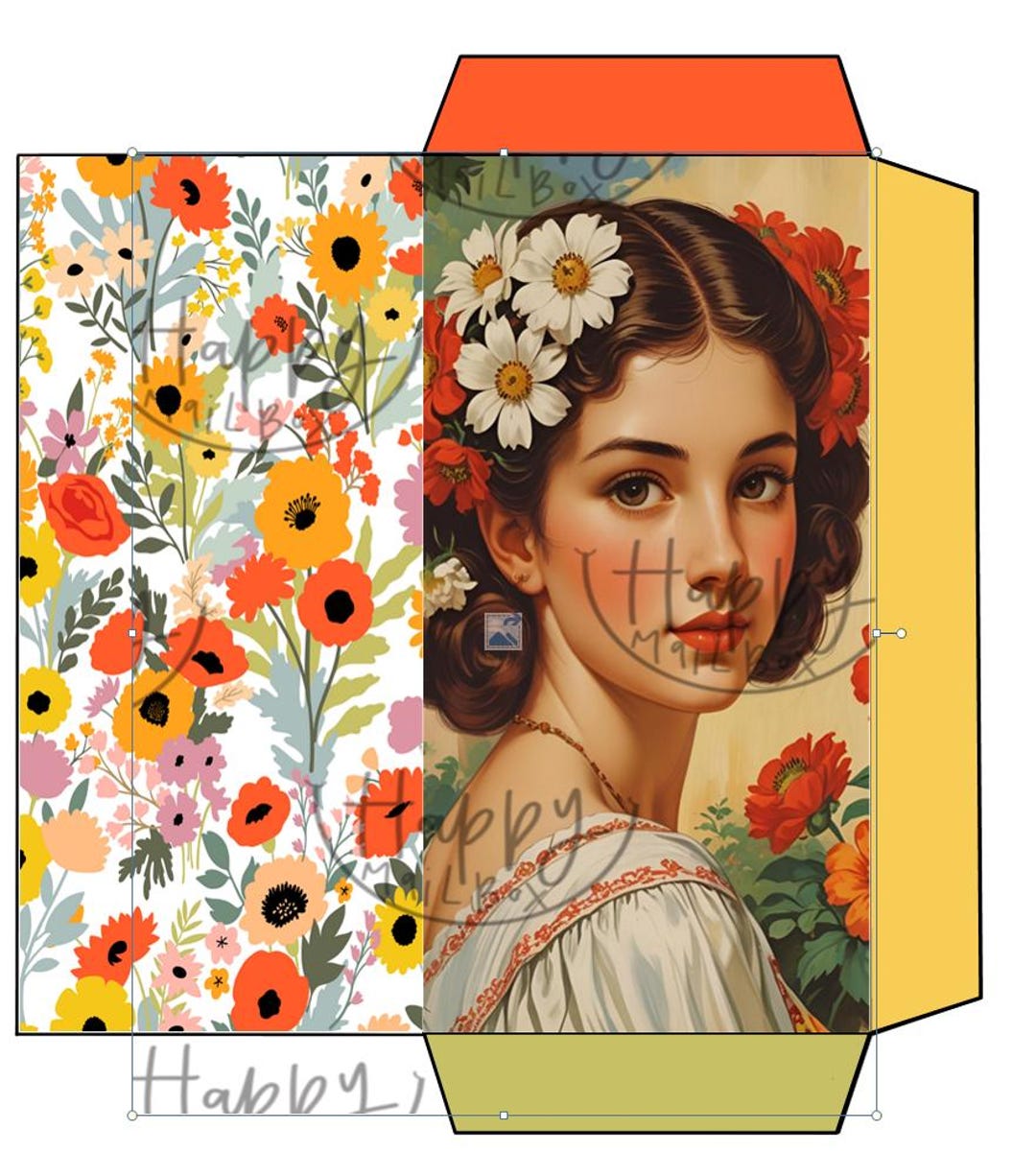 Spanish Vintage Girl Savings Challenges and Cash Envelopes - Etsy