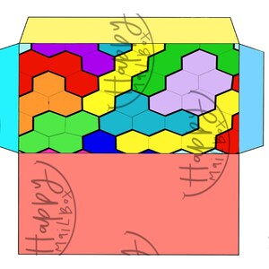 Hexagon Puzzle Savings Challenge and Cash Envelope - Etsy