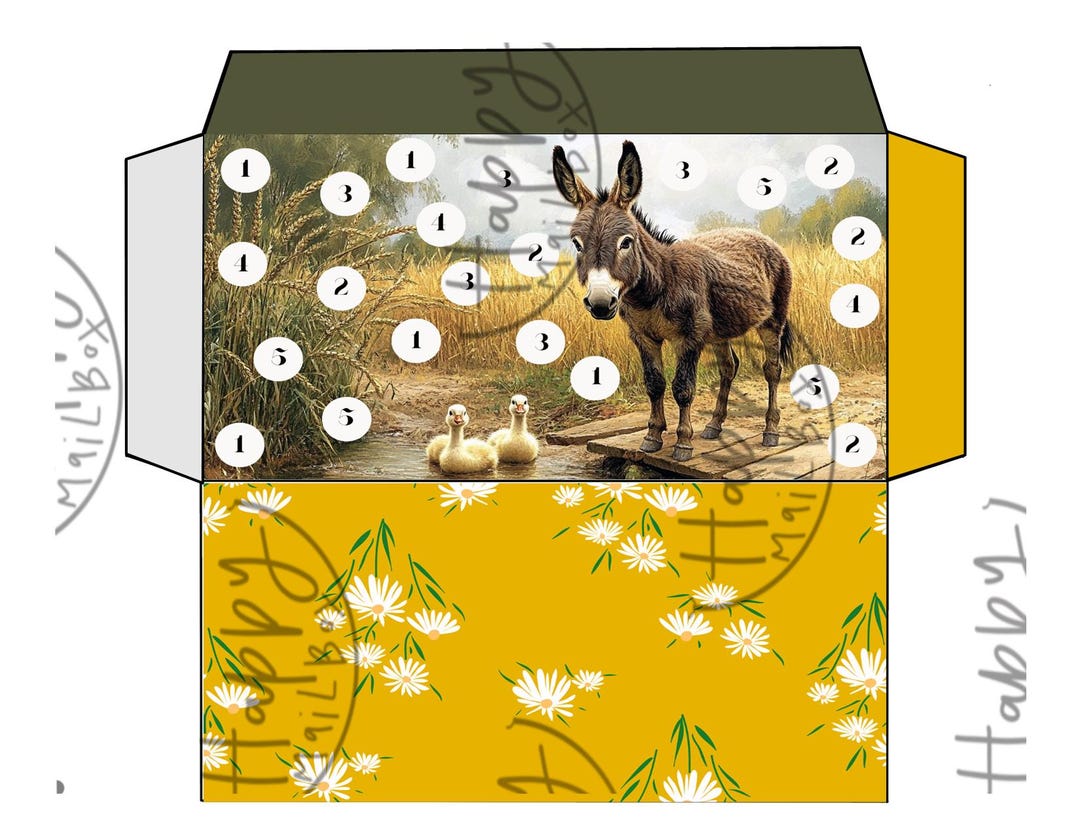 Farm Animals- Envelope Savings Challenges- Low Budget - Etsy