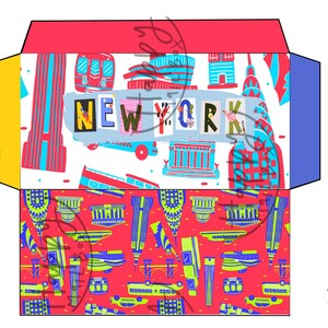 New York the 11th State Savings Challenge and Cash Envelope - Etsy