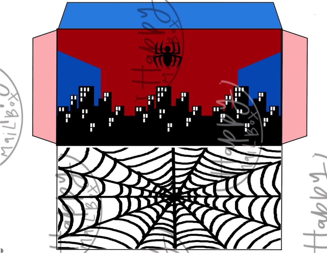 Spiderman Savings Challenge for Kids and Cash Envelope - Etsy