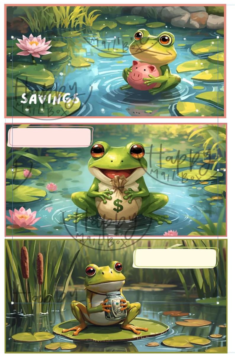Froggy Sinking Fund Set – Budget Tracker & Prop Money - Etsy
