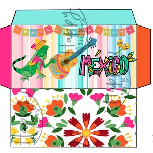 Mexico Savings Challenge and Cash Envelope - Etsy