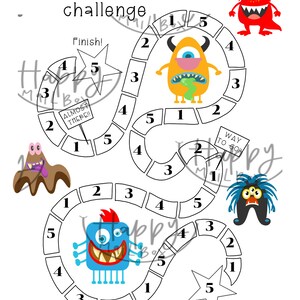 Monster Savings Challenge With Cash Envelope for Kids - Etsy