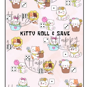 Kitty Roll and Save Bundle With Cash Envelope - Etsy