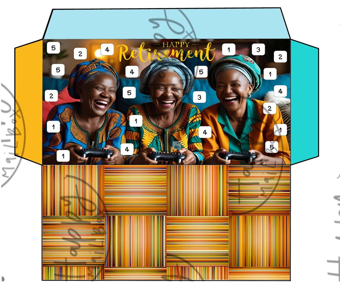 Happy Retirement Saving Envelopes Set of 5 - Etsy