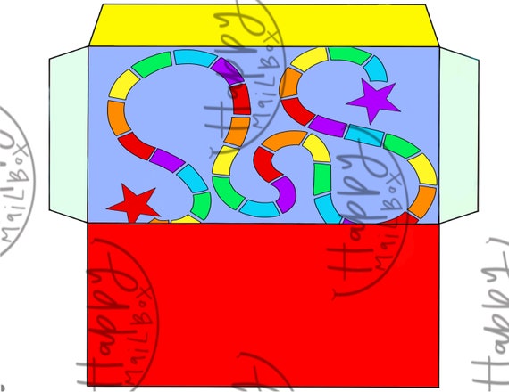Gameboard Savings Challenge Savings Envelope Gameboard | Etsy