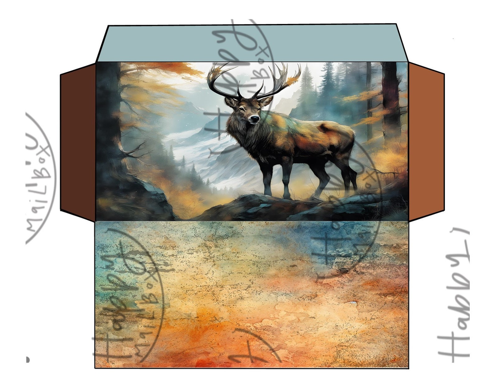 Elk Savings Challenge and Cash Envelope - Etsy