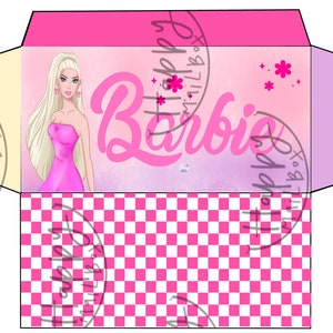 Roll and Save Barbie & Cash Envelope - Etsy