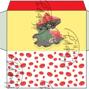 Mushroom and Frog Mini Savings Challenges and Cash Envelopes - Etsy