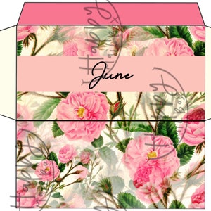 Mini Flower Saving Challenges April May June With Cash Envelope - Etsy
