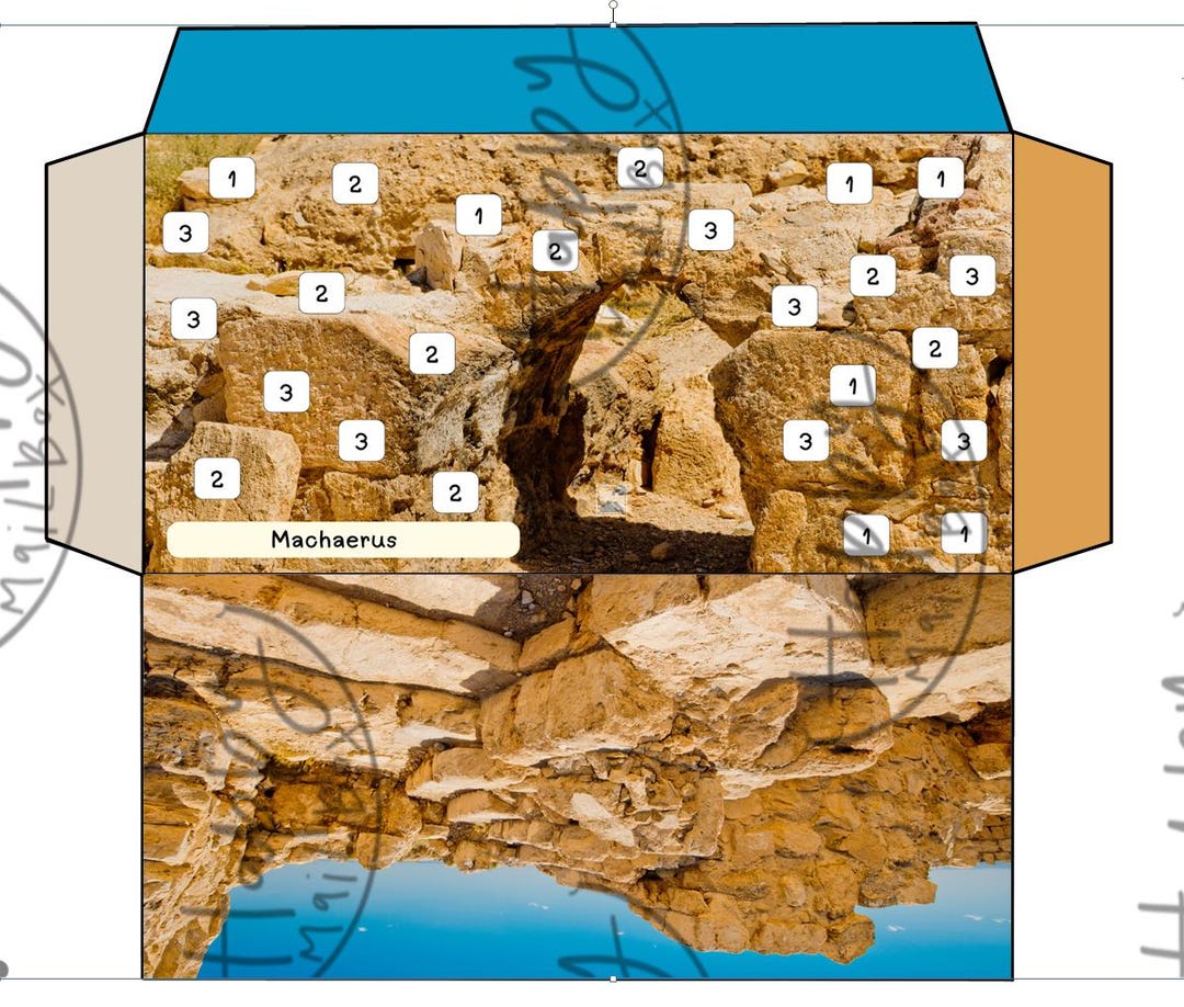 Holy Land Envelope Savings Challenge Set I Nazareth and Jordan Sites I ...