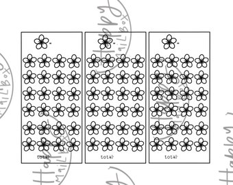 100 Envelope Savings Challenge: Flower Design - Etsy