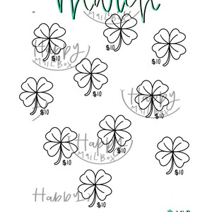 March Monthly Savings Challenge and Cash Envelope - Etsy