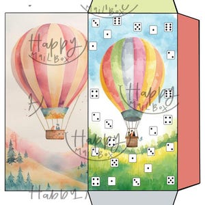 Hot Air Balloon Envelope Savings Set of 6 - Etsy