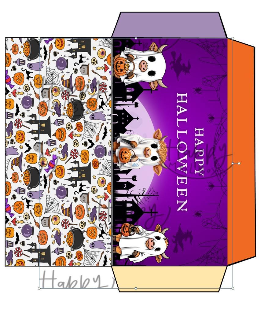 Holy Cow Spooky Halloween Envelope Set- Bonus Trick or Treat Challenge ...