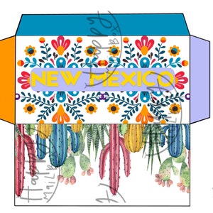 New Mexico the 47th State Savings Challenge and Cash Envelope - Etsy