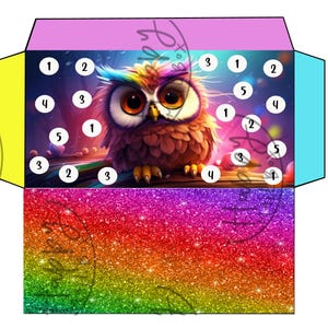 Owl Envelope Savings Challenges- Set of 2 - Etsy