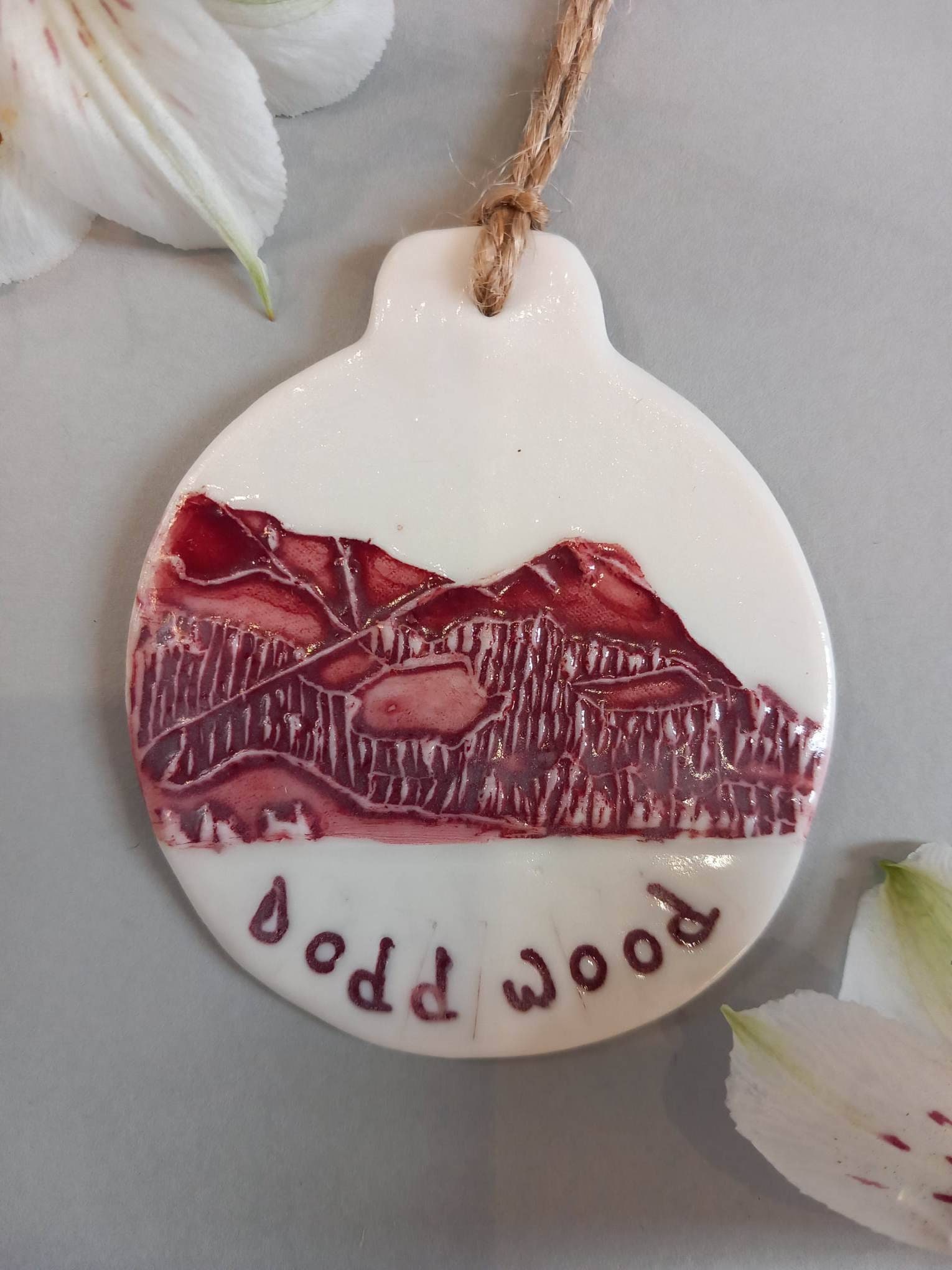 Decoración Dodd Wood Keswick colgante corazón - Etsy España