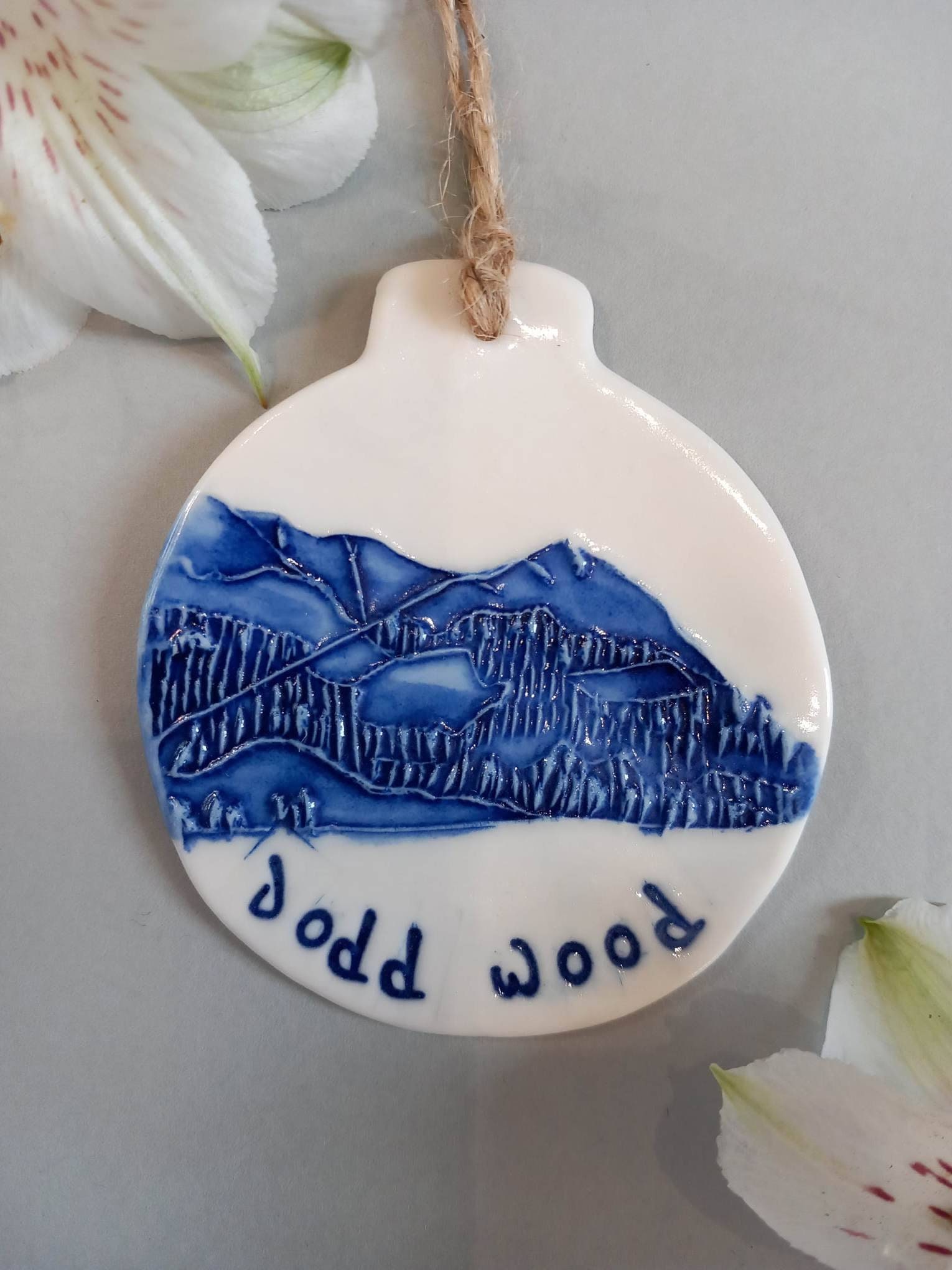 Decoración Dodd Wood Keswick colgante corazón - Etsy España
