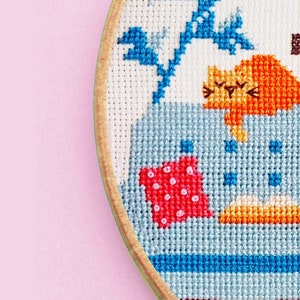 Library Cross Stitch Pattern, Full-colour PDF, Instant Download ...