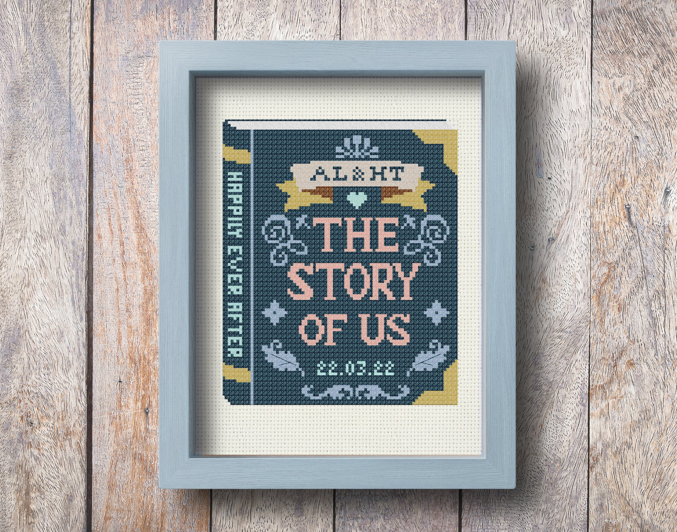 Custom Cross Stitch Pattern Full-colour PDF Immediate - Etsy