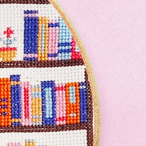 Library Cross Stitch Pattern, Full-colour PDF, Instant Download ...