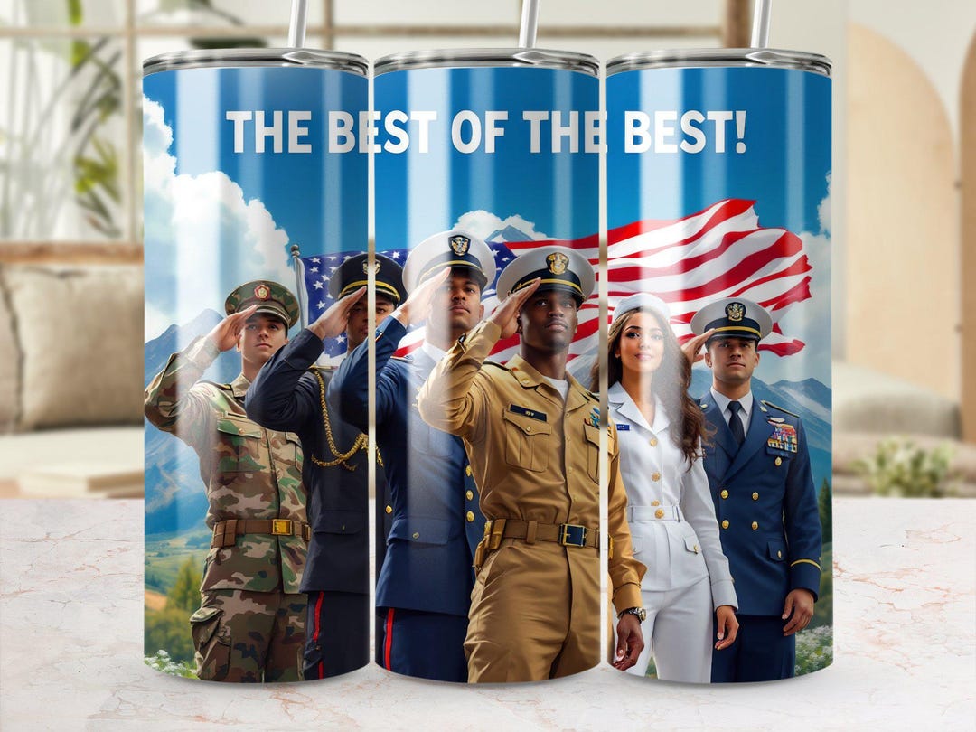 Military Tumbler Wrap PNG, USA Patriotic Digital Design, United States ...