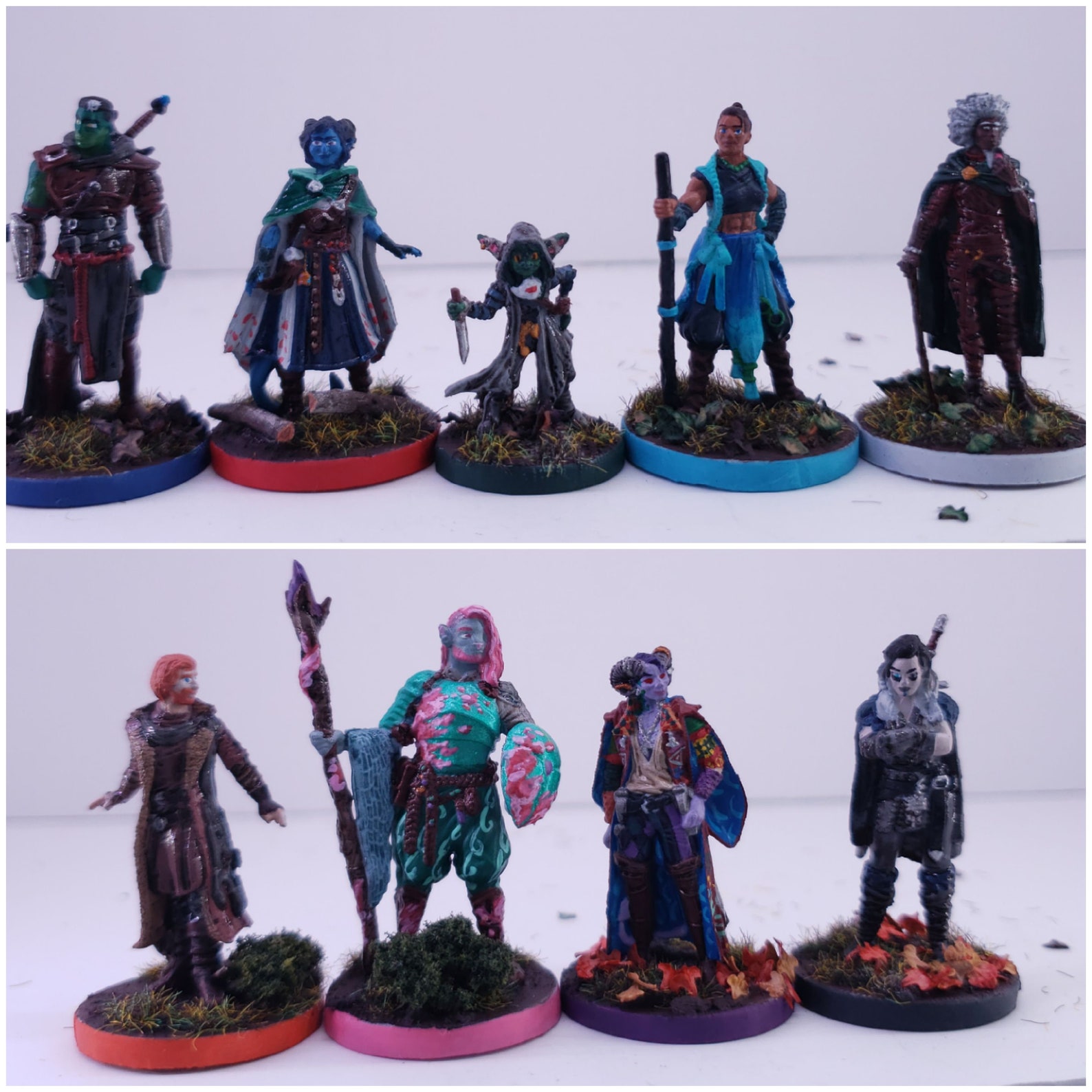 Critical Role Mighty Nein Miniatures Handpainted for D&D | Etsy