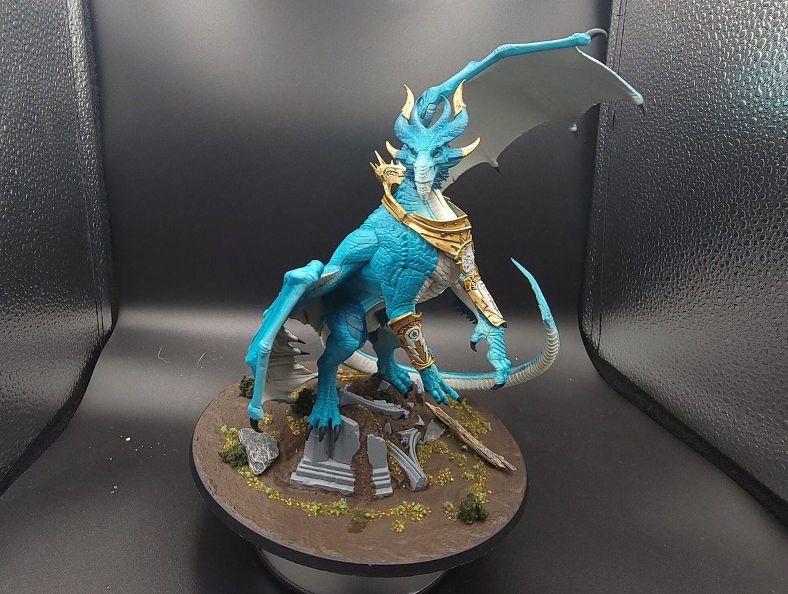 Krondys Son of Dracothion Miniature Painted for Warhammer - Etsy Australia
